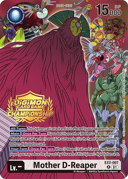 Mother D-Reaper (Championship 2024 Tamers Pack) - Digital Hazard - Digimon Card Game - TCGplayer.com