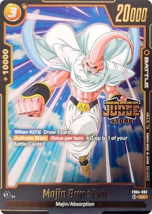 Majin Buu : Evil - FB04-092 (Judge Pack (Store Judge) 03) - Tournament ...