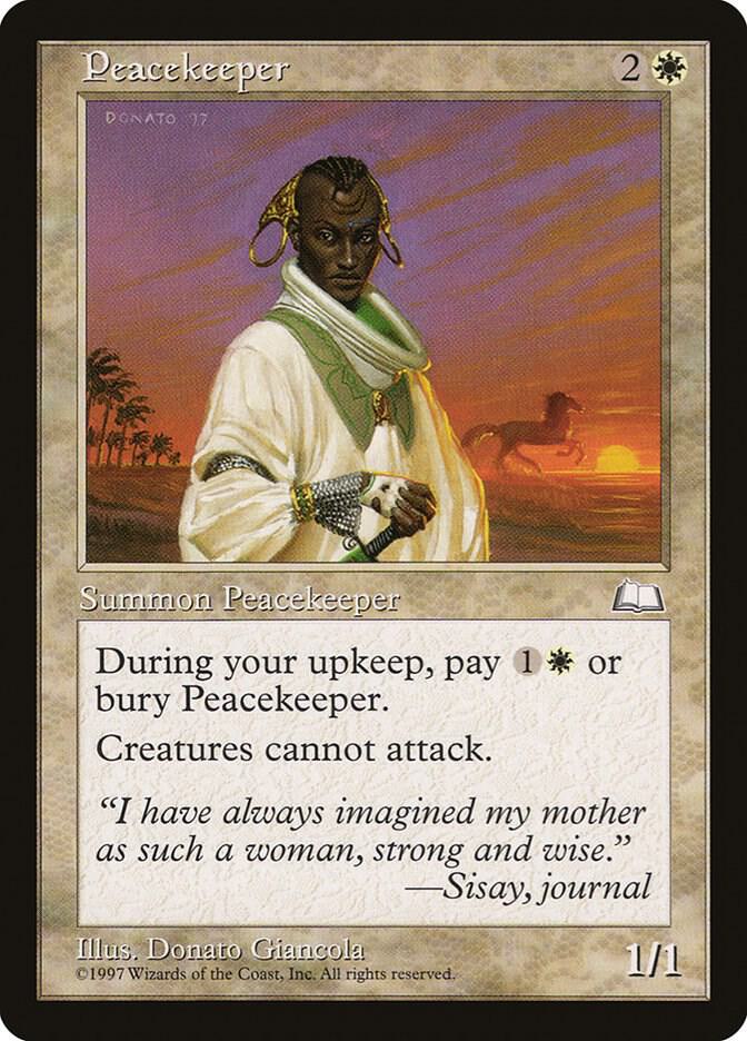 Peacekeeper - Weatherlight - Magic: The Gathering - TCGplayer.com