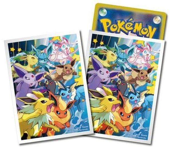 Pokemon TCG: Pokemon Center Japan Exclusive Card Sleeves - Eevee Dash ...
