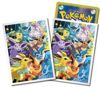Pokemon TCG: Pokemon Center Japan Exclusive Card Sleeves - Eevee Dash! (Gloss Border) (64-Pack ...