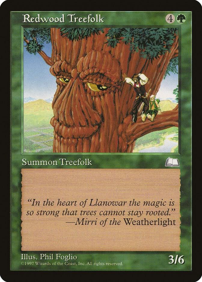 Redwood Treefolk - Weatherlight - Magic: The Gathering - TCGplayer.com