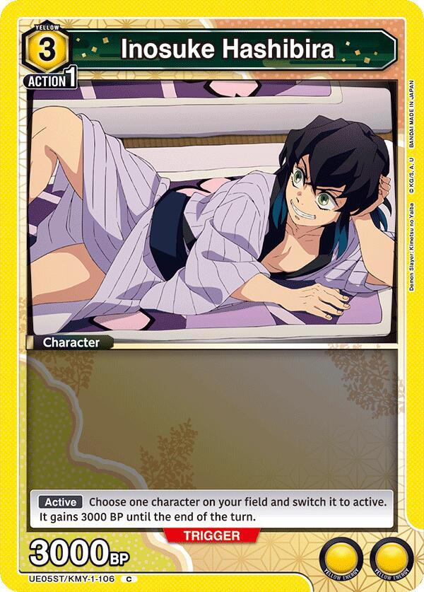 Inosuke Hashibira (106) - Demon Slayer: Kimetsu no Yaiba Starter Deck ...