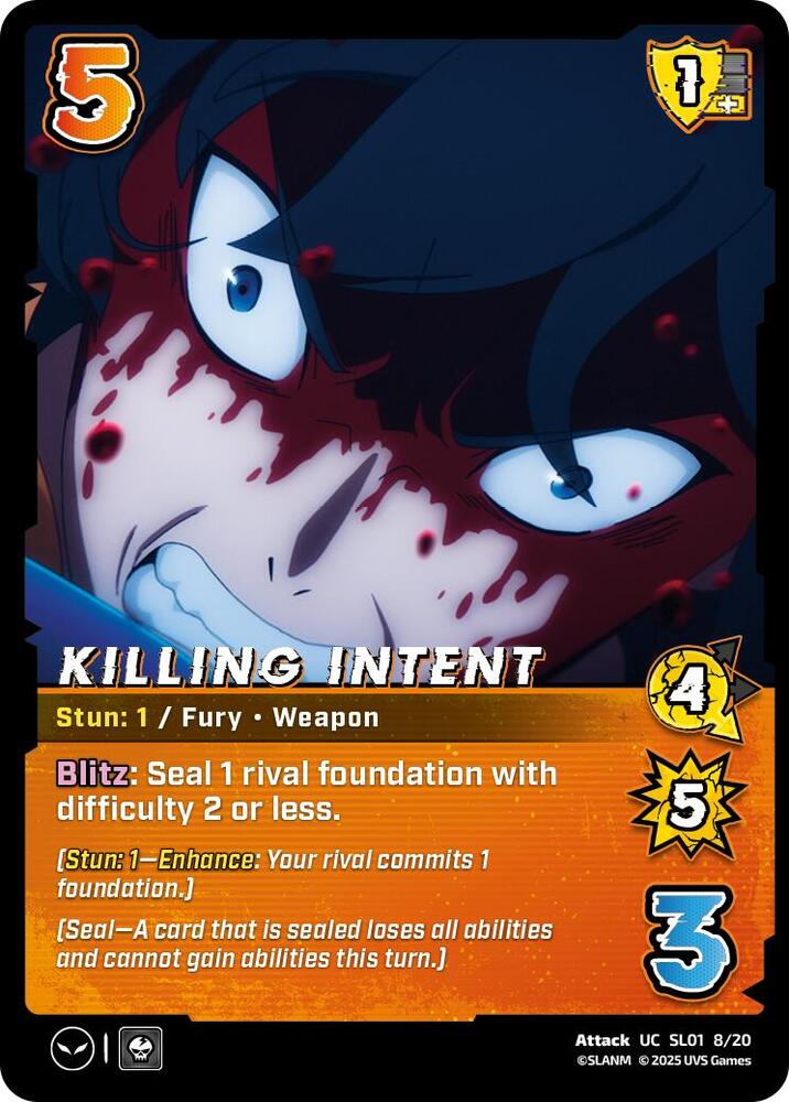 Killing Intent - Challenger Series: Solo Leveling - UniVersus ...