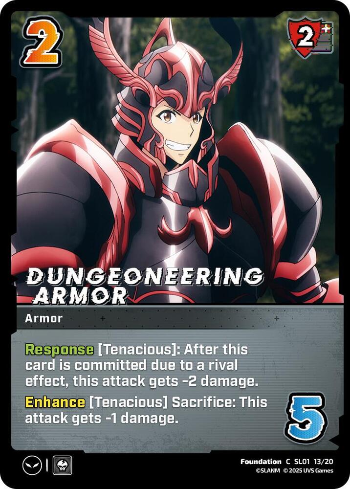 Dungeoneering Armor - Challenger Series: Solo Leveling - UniVersus - TCGplayer.com