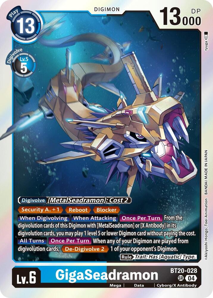 GigaSeadramon - Release Special Booster 2.5 - Digimon Card Game ...