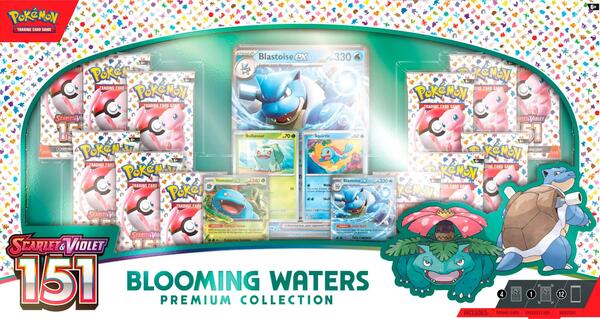 Blooming Waters Premium Collection - SV: Scarlet & Violet 151 - Pokemon ...