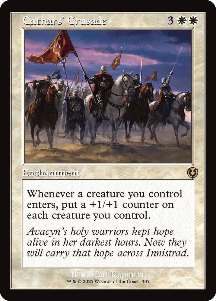 Cathars' Crusade (Retro Frame) - Innistrad Remastered - Magic: The ...