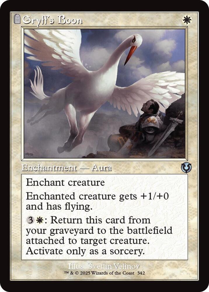 Gryff's Boon (Retro Frame) - Innistrad Remastered - Magic: The ...