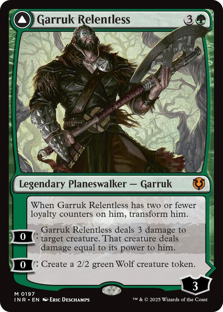 Garruk Relentless - Innistrad Remastered - Magic: The Gathering ...