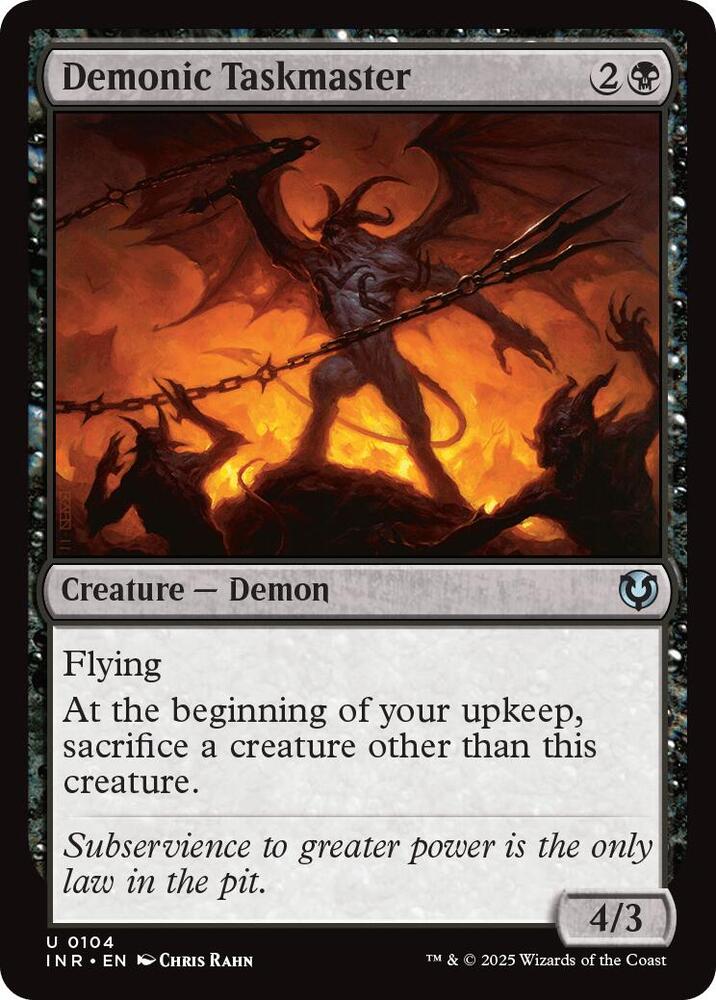 Demonic Taskmaster - Innistrad Remastered - Magic: The Gathering ...