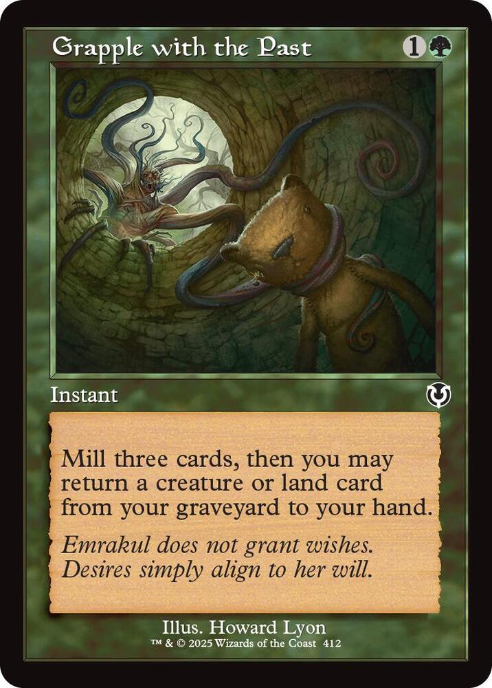 Grapple with the Past (Retro Frame) - Innistrad Remastered - Magic: The ...