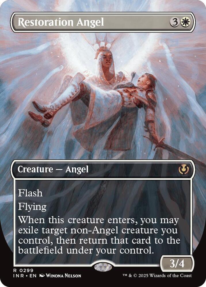 Restoration Angel (Borderless) - Innistrad Remastered - Magic: The ...