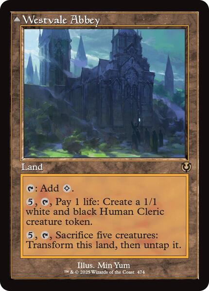 Westvale Abbey (Retro Frame) - Innistrad Remastered - Magic: The ...