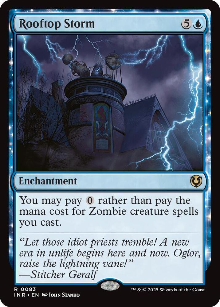 Rooftop Storm - Innistrad Remastered - Magic: The Gathering - TCGplayer.com