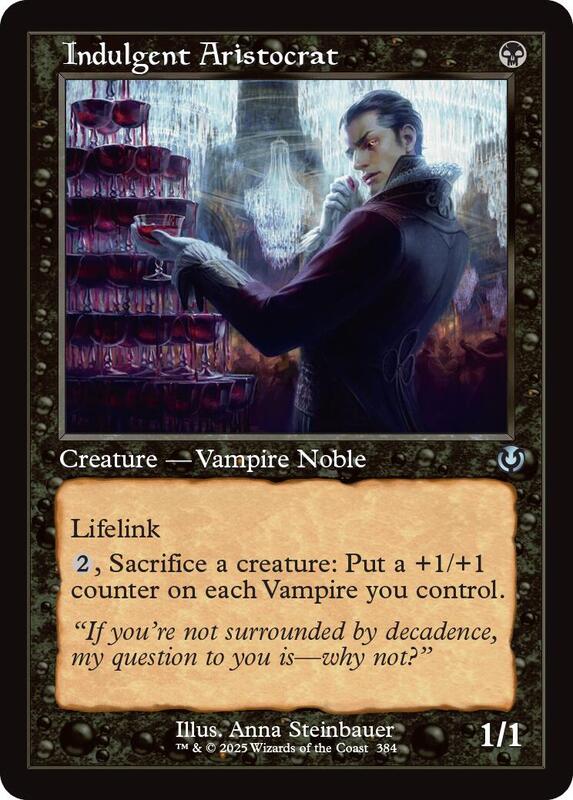 Indulgent Aristocrat (Retro Frame) - Innistrad Remastered - Magic: The ...