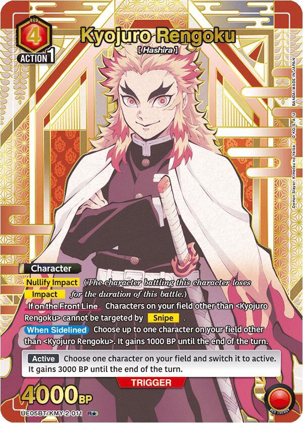 Kyojuro Rengoku (011) (R*) - UE05BT: Demon Slayer: Kimetsu no Yaiba ...