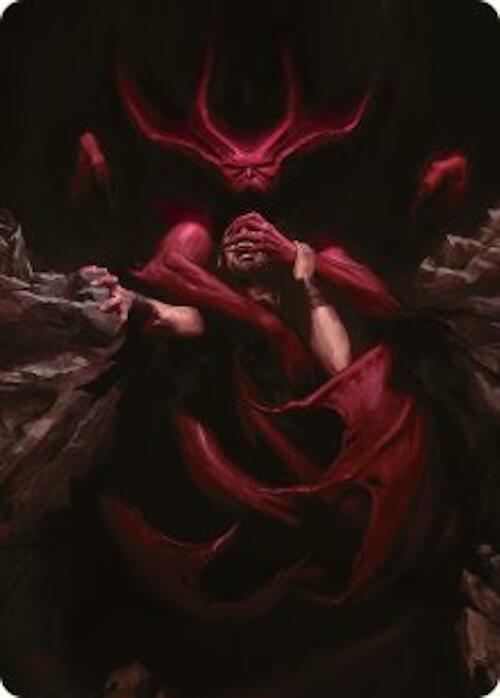 Infernal Grasp Art Card - Art Series: Innistrad Remastered - Magic: The ...