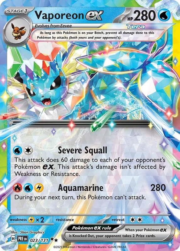 Glaceon ex - 026/131 - SV: Prismatic Evolutions - Pokemon - TCGplayer.com