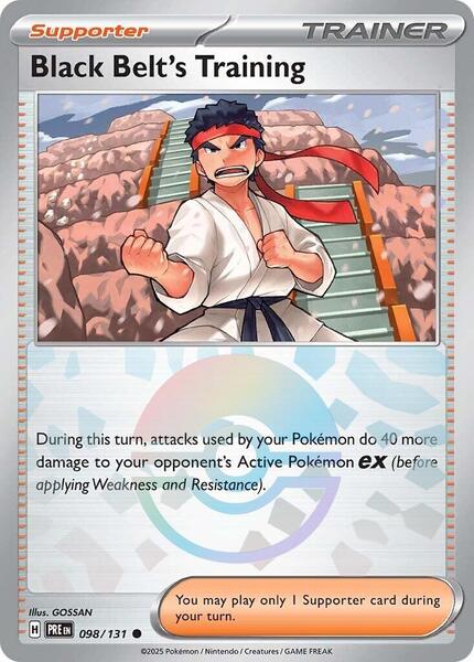 Black Belt's Training - 098/131 (Poke Ball Pattern) - SV: Prismatic ...