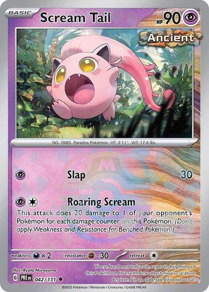Scream Tail (Master Ball Pattern) - SV: Prismatic Evolutions - Pokemon ...