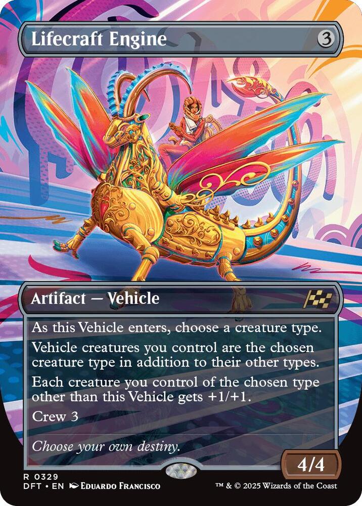 Lifecraft Engine (Borderless) - Aetherdrift - Magic: The Gathering - TCGplayer.com