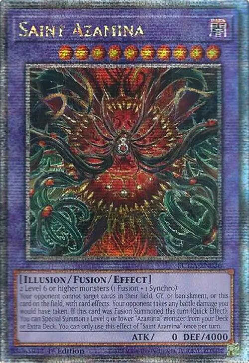 Saint Azamina (Quarter Century Secret Rare) - Supreme Darkness - YuGiOh ...