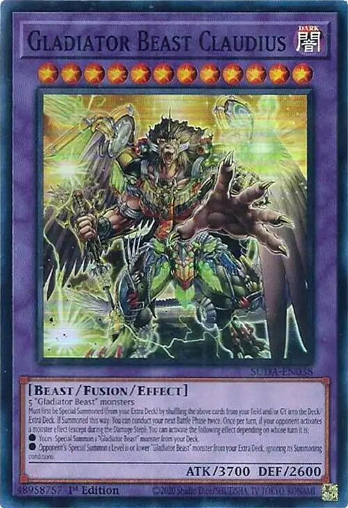 Gladiator Beast Claudius - Supreme Darkness - YuGiOh - TCGplayer.com