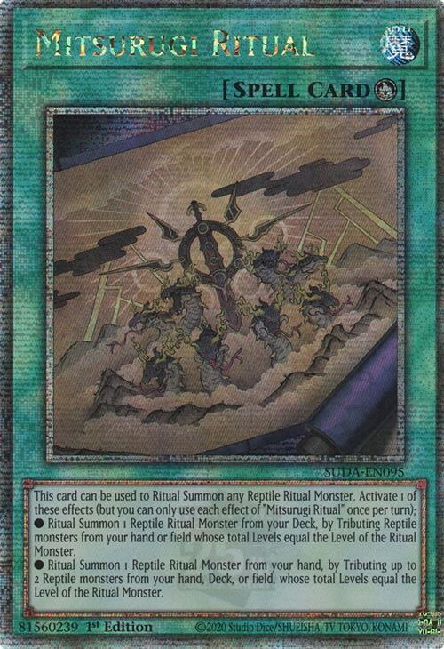 Mitsurugi Ritual (Quarter Century Secret Rare) - Supreme Darkness - YuGiOh - TCGplayer.com