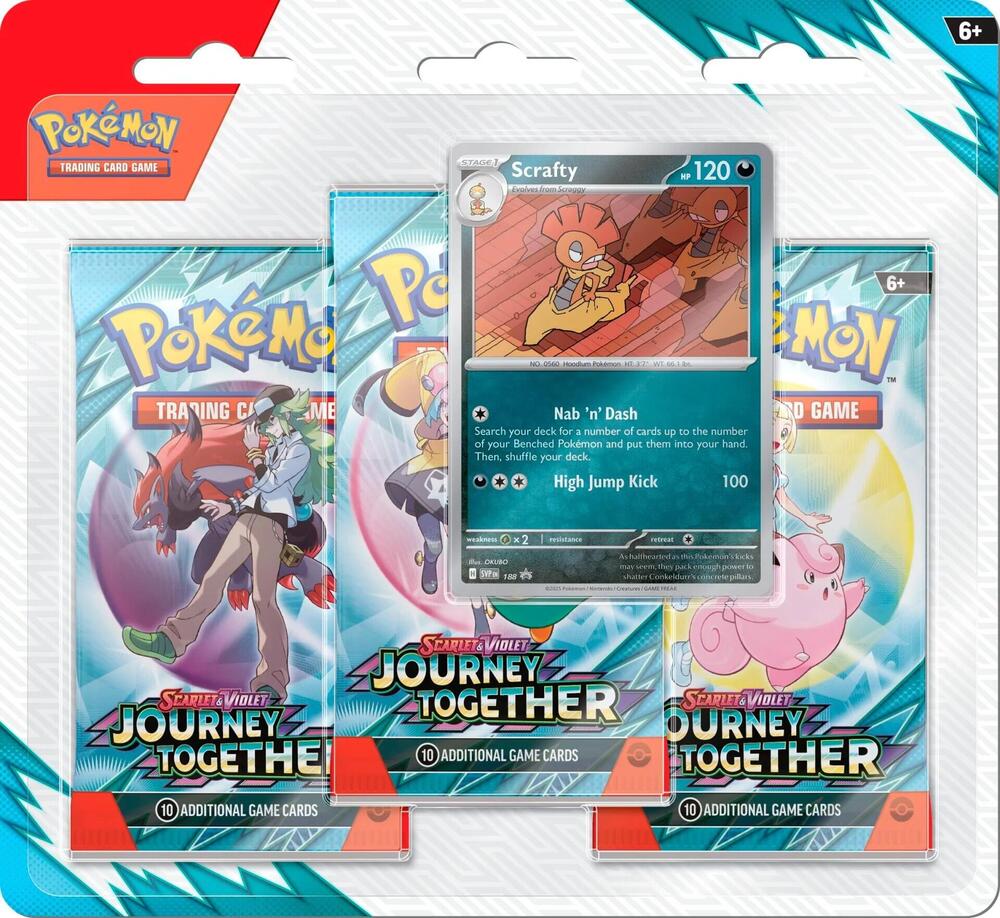 Journey Together 3 Pack Blister [Yanmega] - SV09: Journey Together - Pokemon - TCGplayer.com