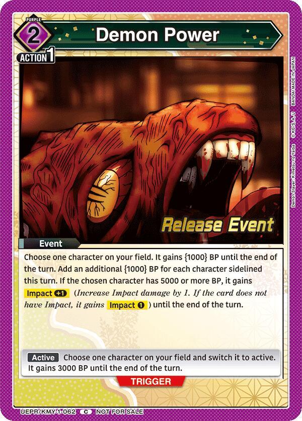 Demon Power - UE05BT: Demon Slayer: Kimetsu no Yaiba Release Event ...
