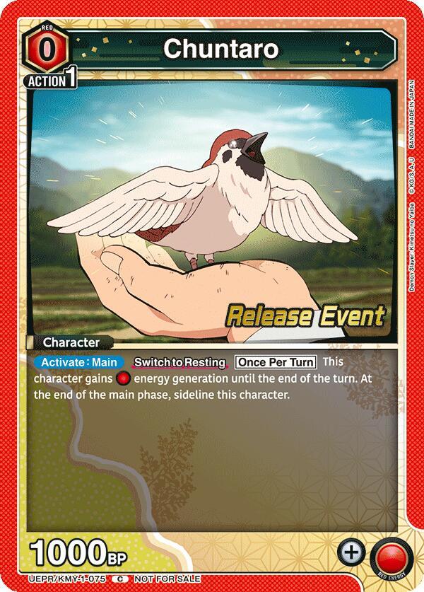 Chuntaro - Demon Slayer: Kimetsu no Yaiba Release Event Cards - Union Arena