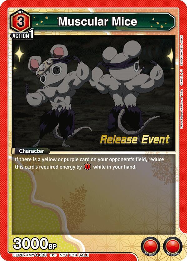 Muscular Mice - Demon Slayer: Kimetsu no Yaiba Release Event Cards ...