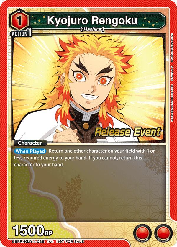 Kyojuro Rengoku (088) - UE05BT: Demon Slayer: Kimetsu no Yaiba Release ...