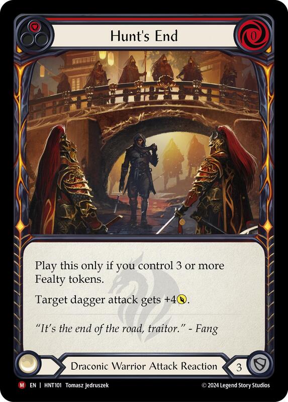 Hunt's End - The Hunted - Flesh and Blood TCG - TCGplayer.com