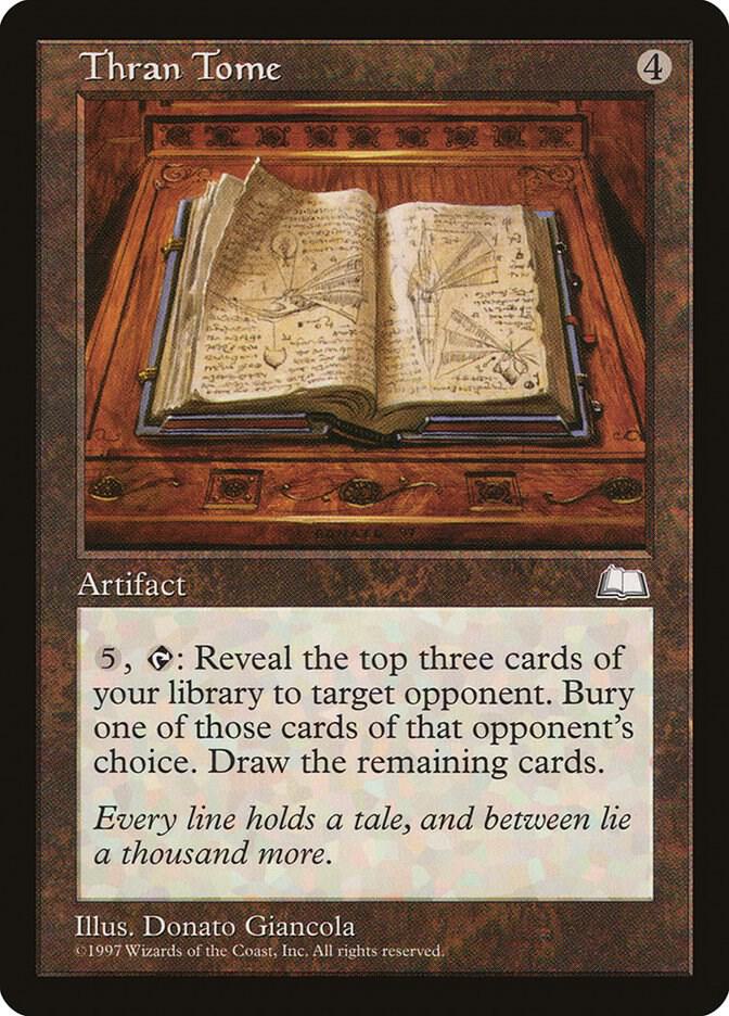 Thran Tome - Weatherlight - Magic: The Gathering - TCGplayer.com