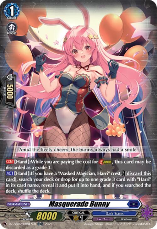 Masquerade Bunny (TDR) - DZ-SS02: Stride Deckset -Harri- - Cardfight Vanguard