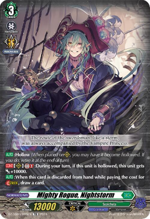 Mighty Rogue, Nightstorm - DZ-SS03: Stride Deckset -Nightrose- - Cardfight Vanguard - TCGplayer.com