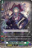 Mighty Rogue, Nightstorm - DZ-SS03: Stride Deckset -Nightrose- - Cardfight Vanguard