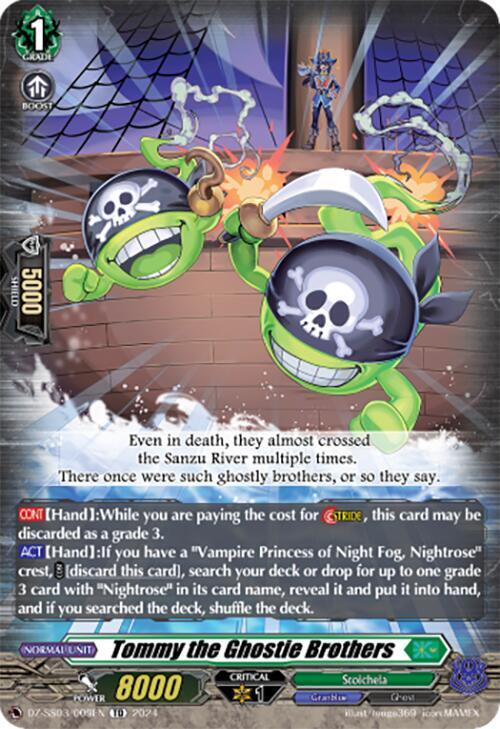 Tommy the Ghostie Brothers - DZ-SS03: Stride Deckset -Nightrose- - Cardfight Vanguard