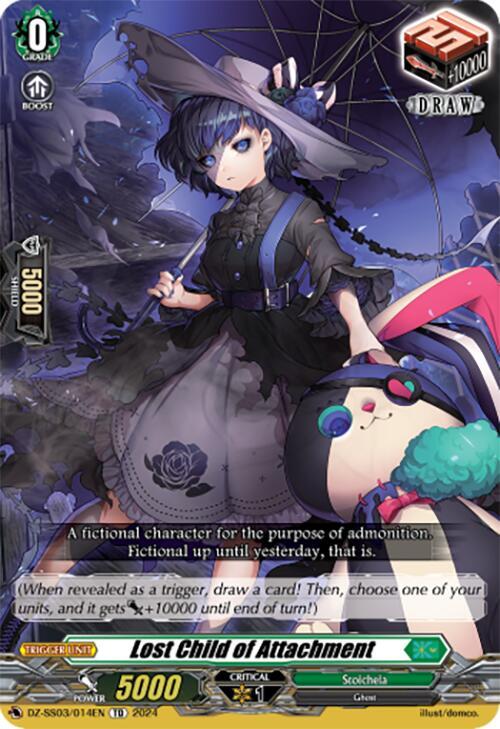 Lost Child of Attachment - DZ-SS03: Stride Deckset -Nightrose- - Cardfight Vanguard