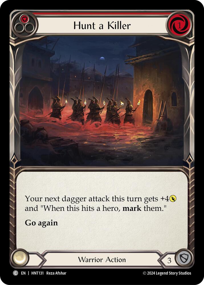 Hunt a Killer (Red) - The Hunted - Flesh and Blood TCG