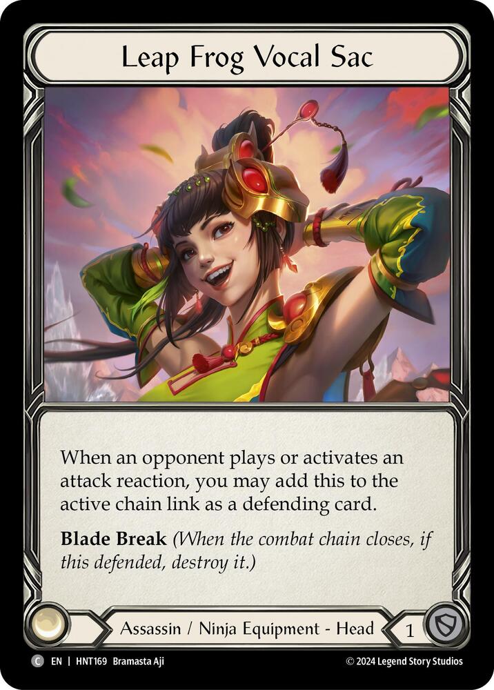 Leap Frog Vocal Sac - The Hunted - Flesh and Blood TCG