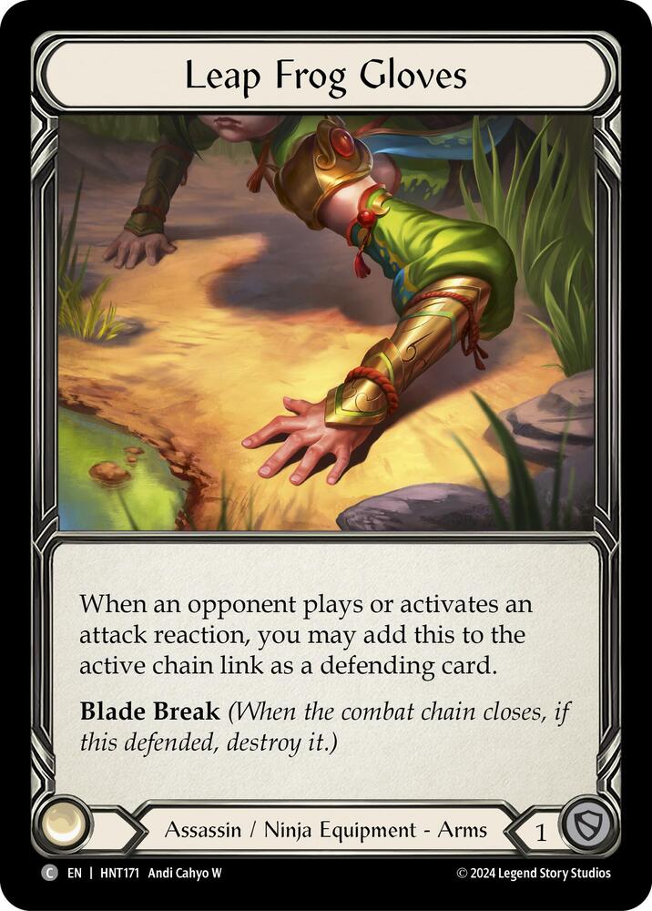 Leap Frog Gloves - The Hunted - Flesh and Blood TCG