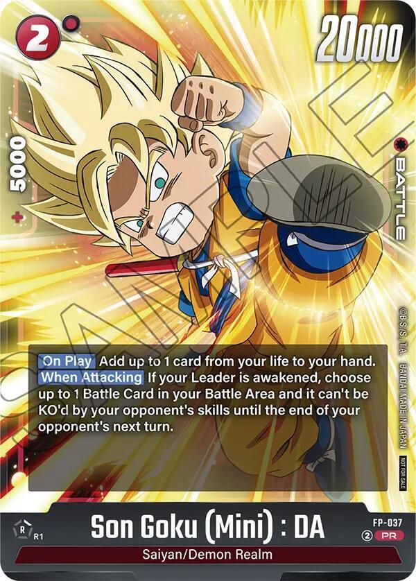 Son Goku (Mini) : DA - FP-037 - Fusion World Promotion Cards and Packs - Dragon Ball Super ...