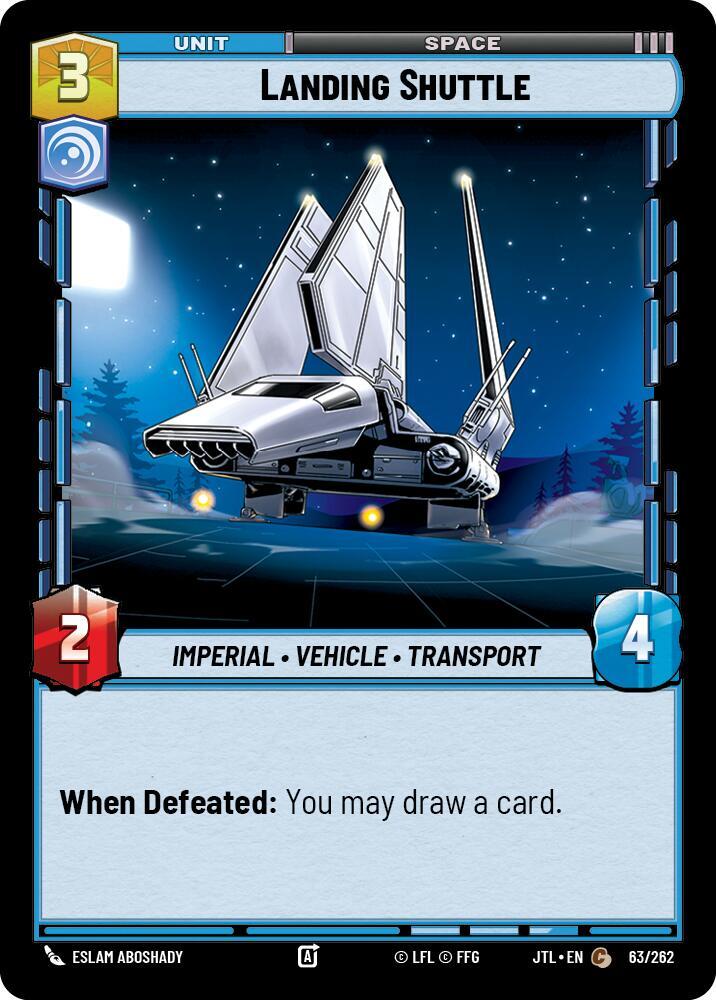Landing Shuttle - Jump to Lightspeed - Star Wars: Unlimited - TCGplayer.com
