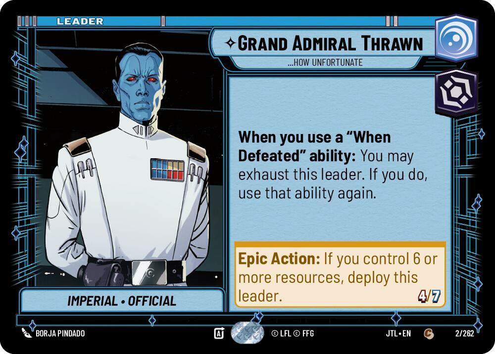 Grand Admiral Thrawn - ...How Unfortunate - Jump to Lightspeed - Star ...