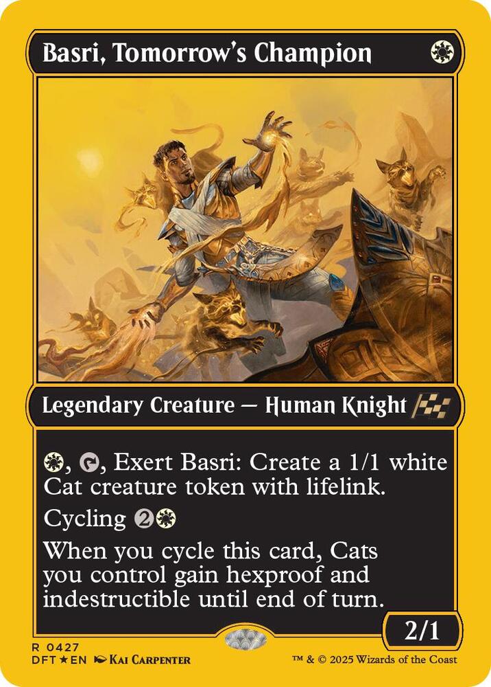 Basri, Tomorrow's Champion (First-Place Foil) - Aetherdrift - Magic ...