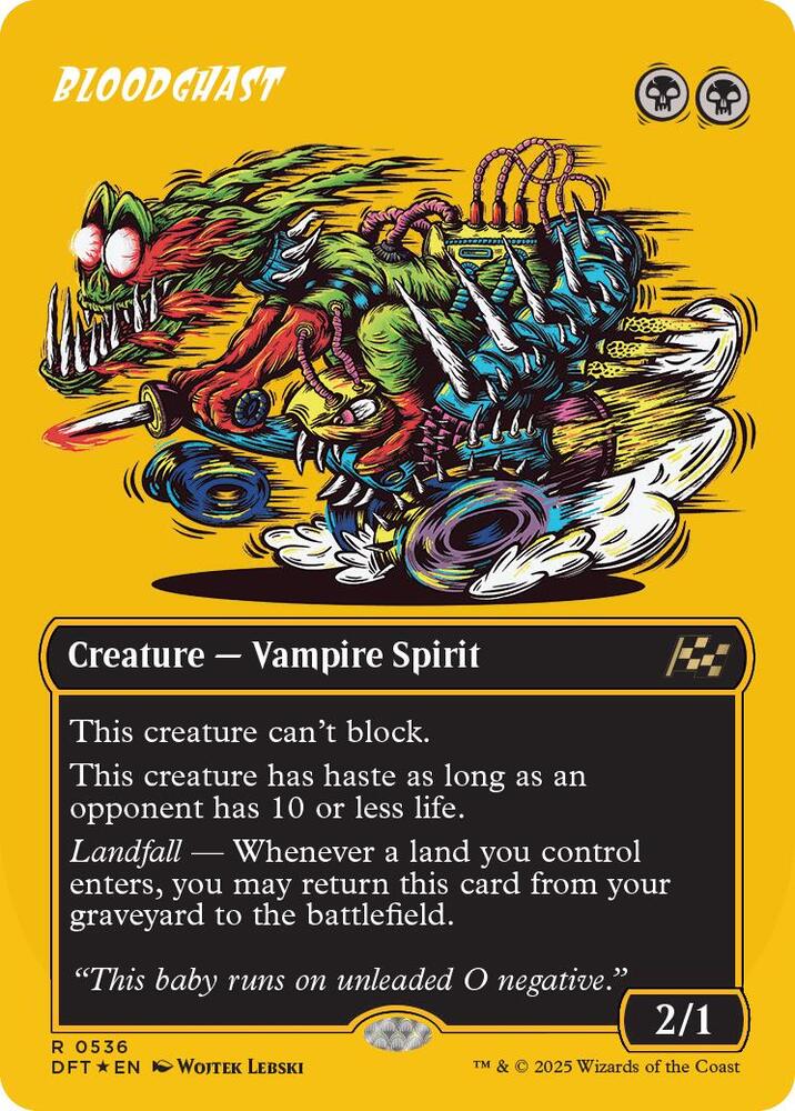 Bloodghast (Borderless) (First-Place Foil) - Aetherdrift - Magic: The ...