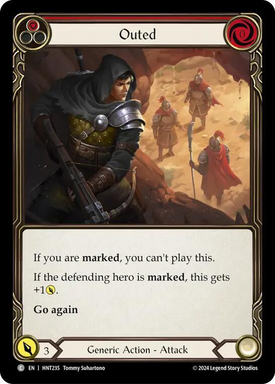 Outed - The Hunted - Flesh and Blood TCG - TCGplayer.com